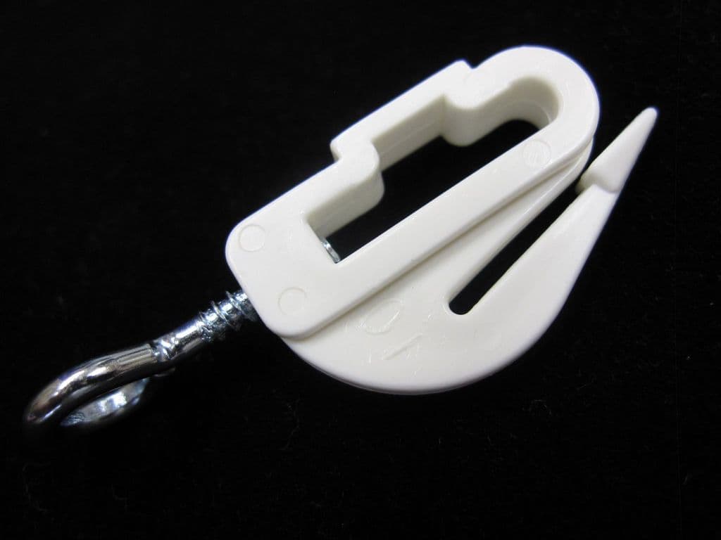 2 HARRISON DRAPE White drape CURTAIN TRACK END STOPS endstops